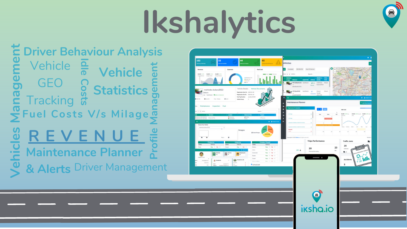 Iksha - Live GPS Tracker, Vehicle Driver Management Software